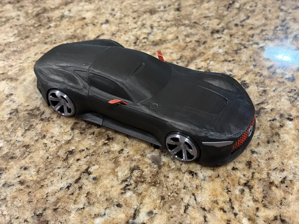 Mercedes Vision Concept Car - Free 3D Print Model - MakerWorld