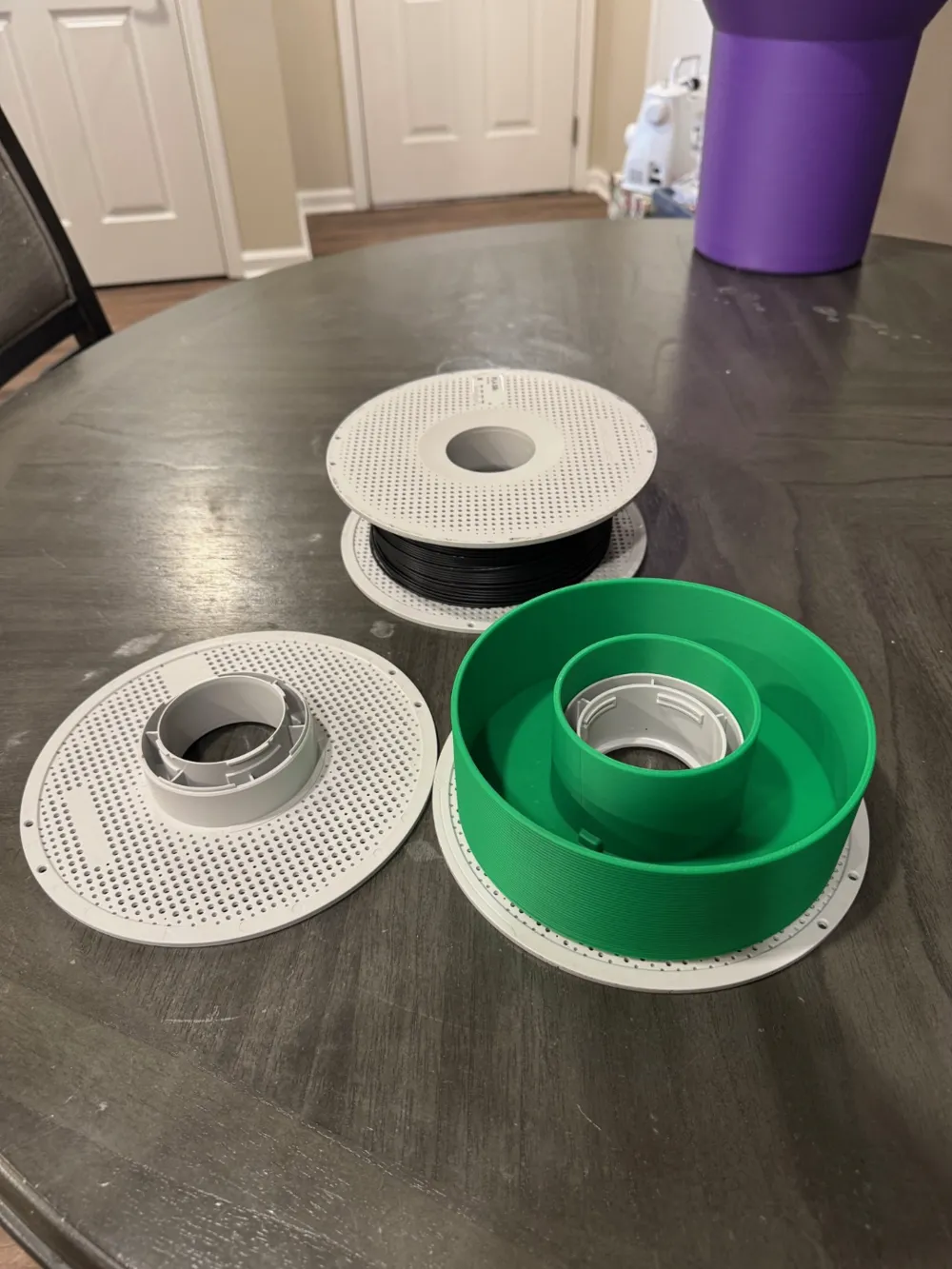Secret Filament Storage - Bambu Reusable Spool by Carman3D - MakerWorld