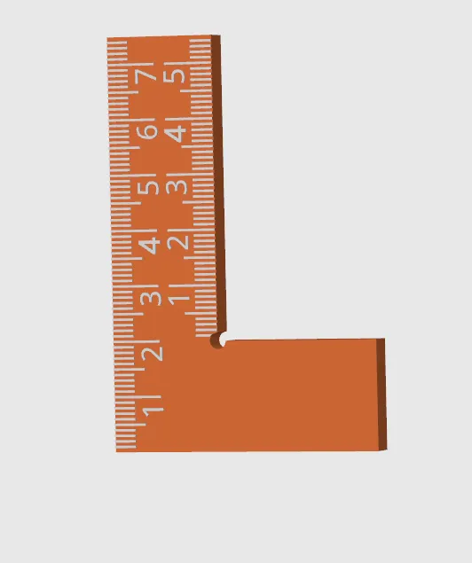 Mini Machinist Square 75mm X 50mm by Allar3D - MakerWorld