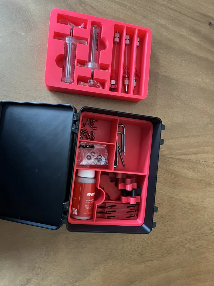 Sram bleedkit pro organizer box - Free 3D Print Model - MakerWorld