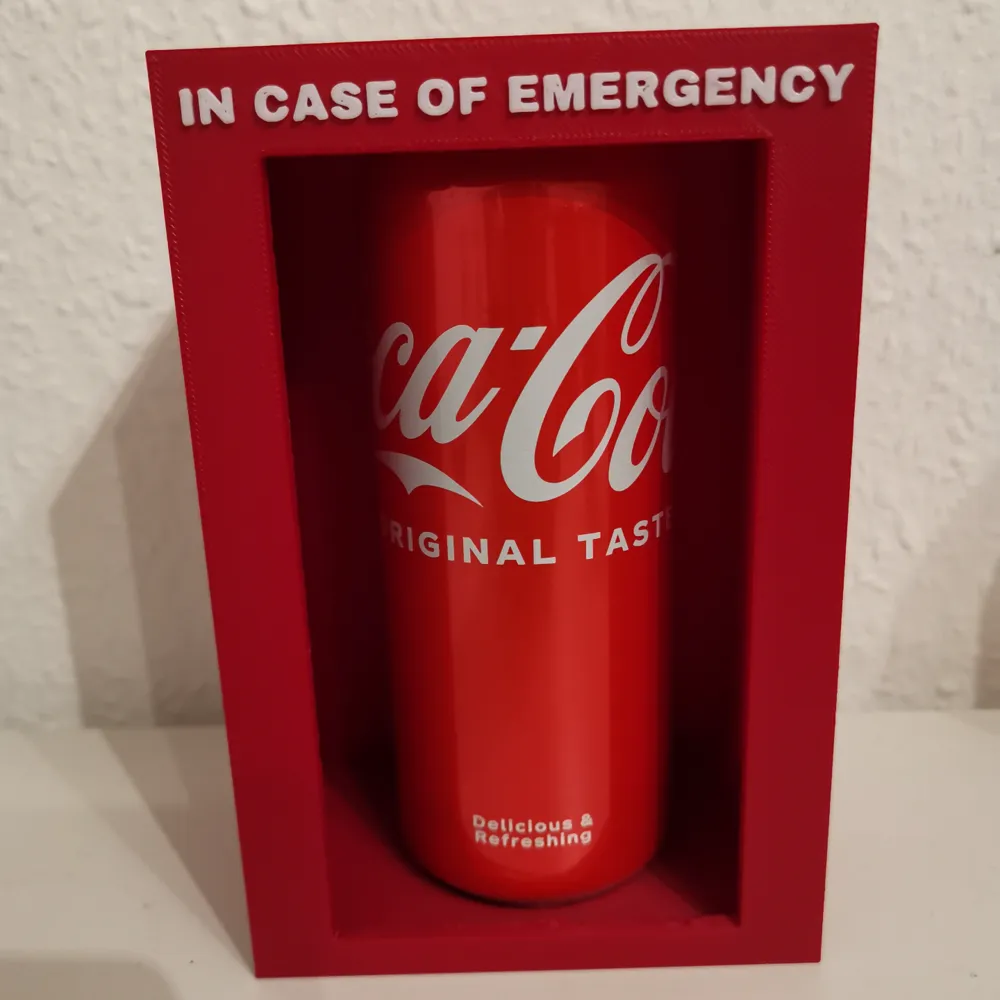 Redbull / Coke Emergency Box (250ml) for Gamer - Free 3D Print Model ...