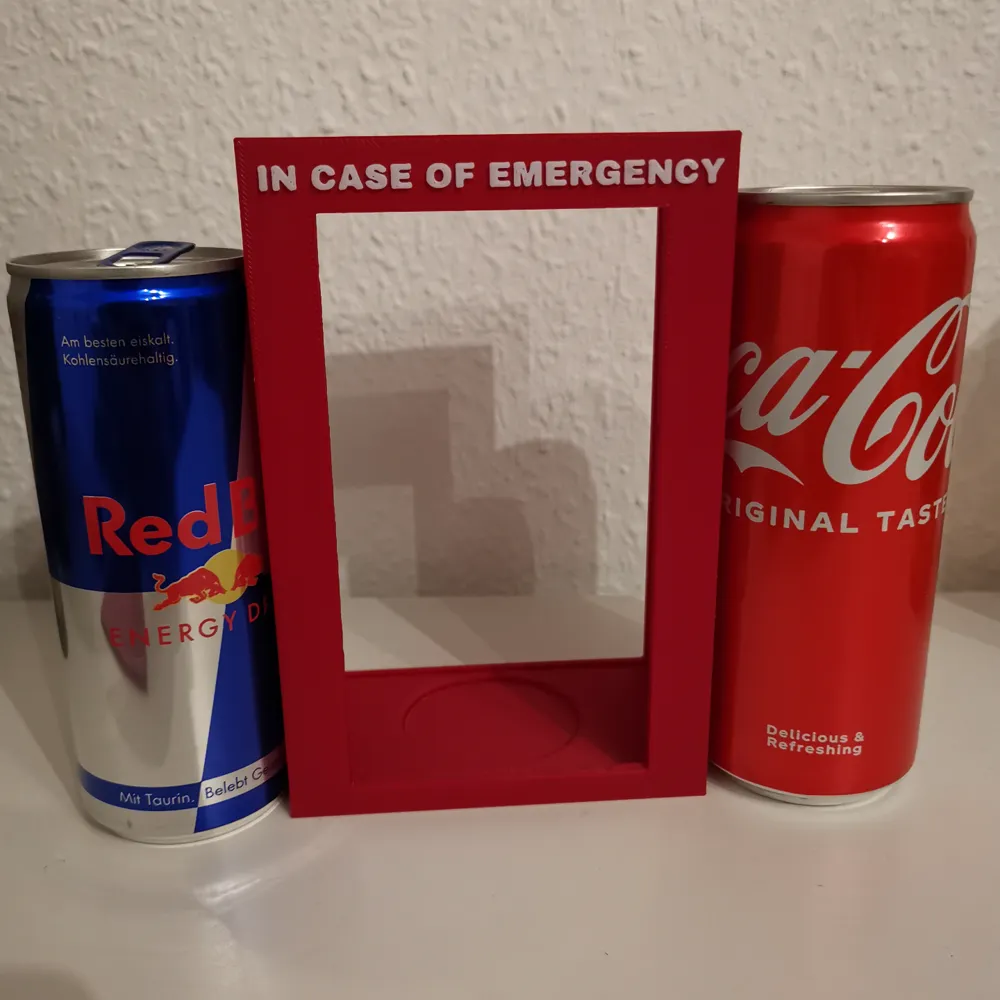 Redbull / Coke Emergency Box (250ml) for Gamer - Free 3D Print Model ...