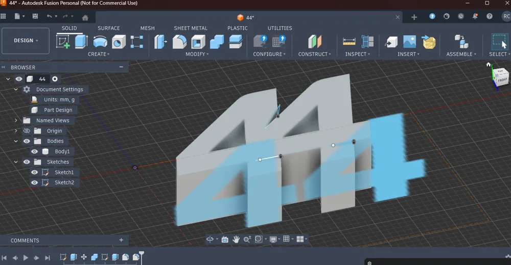 Lewis Hamilton 44 2026 Ferrari number - Free 3D Print Model - MakerWorld