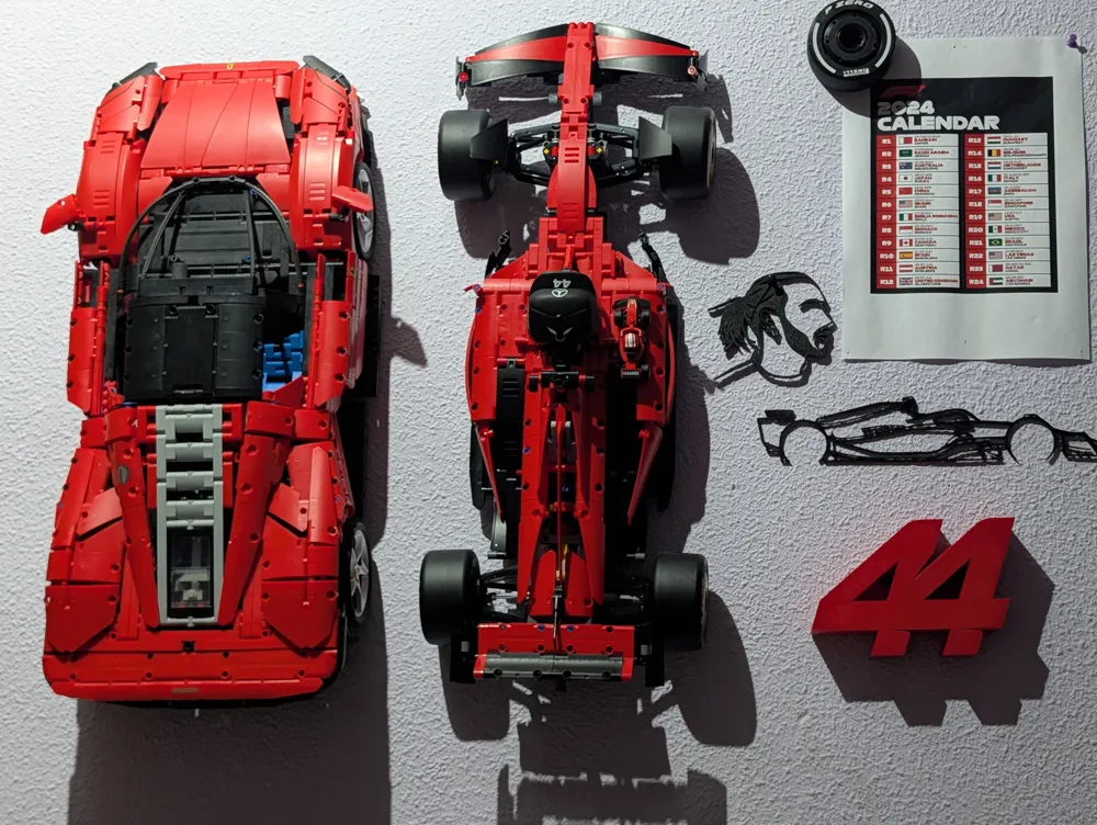 Lewis Hamilton 44 2026 Ferrari number - Free 3D Print Model - MakerWorld