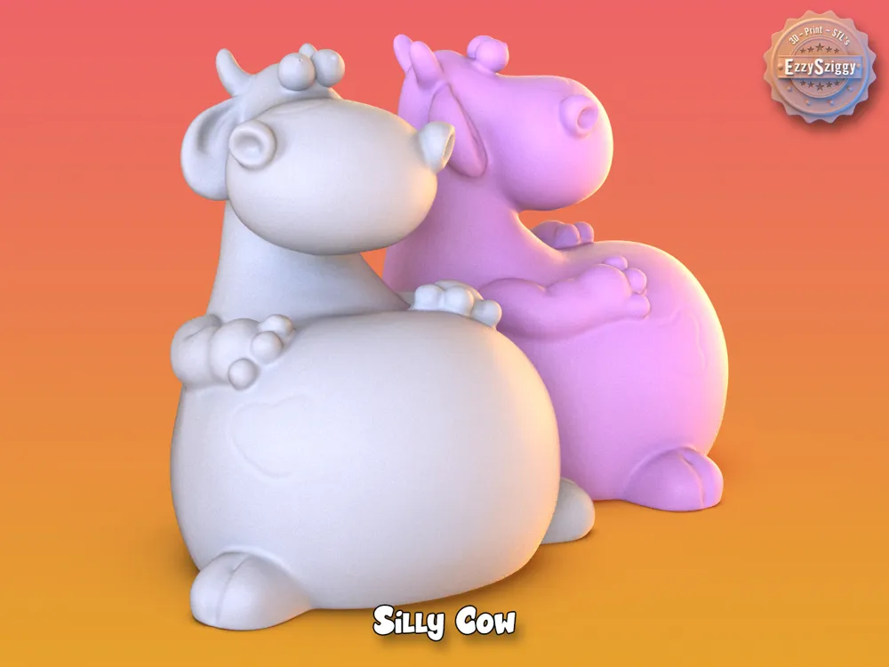 Silly Cow by EzzySziggy MakerWorld: Download Free 3D Models