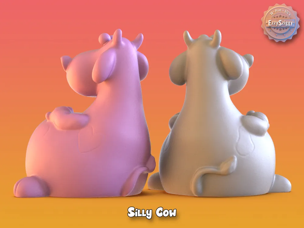 Silly Cow by EzzySziggy MakerWorld: Download Free 3D Models