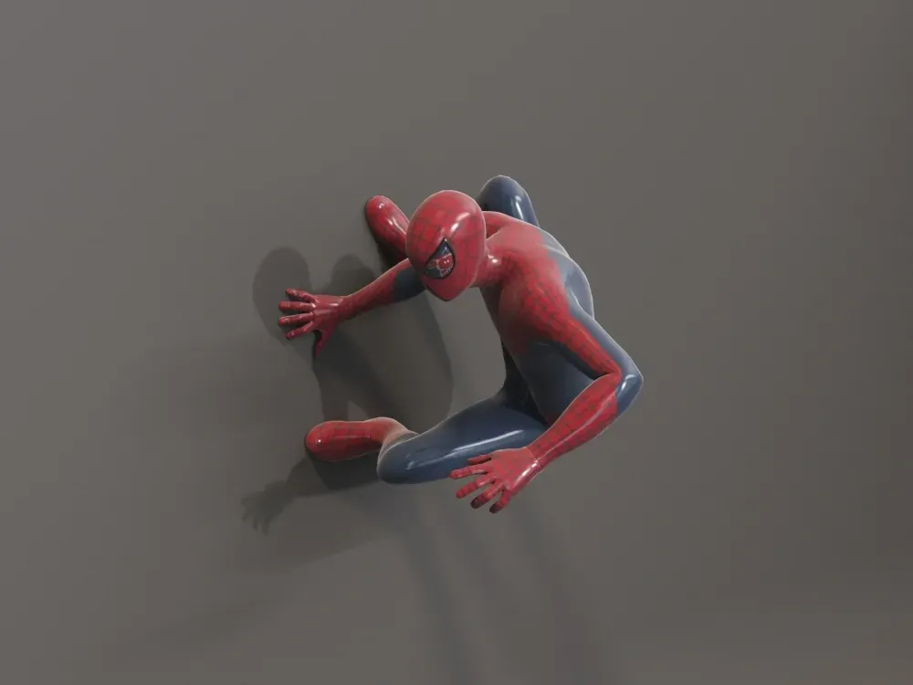 Spider-Man Sticky Wall Refrigerator Magnet by 天天向上 MakerWorld: Download ...