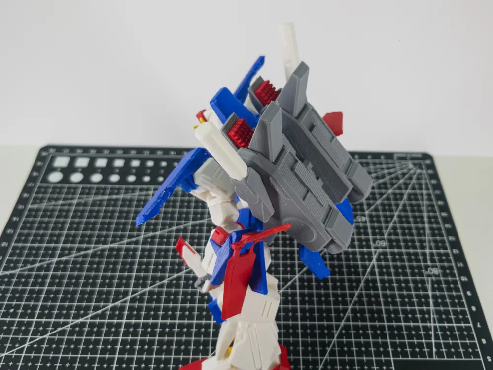 Articulated Figure: 1/144 ZZ Gundam - Free 3D Print Model - MakerWorld