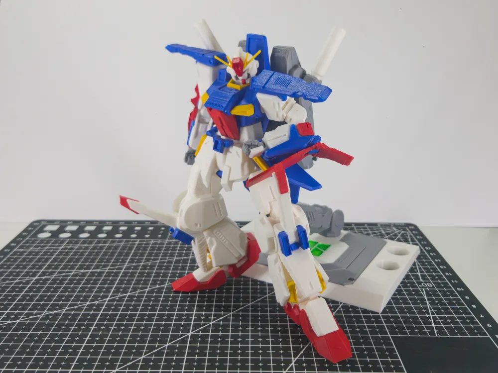 Articulated Figure: 1/144 ZZ Gundam - Free 3D Print Model - MakerWorld