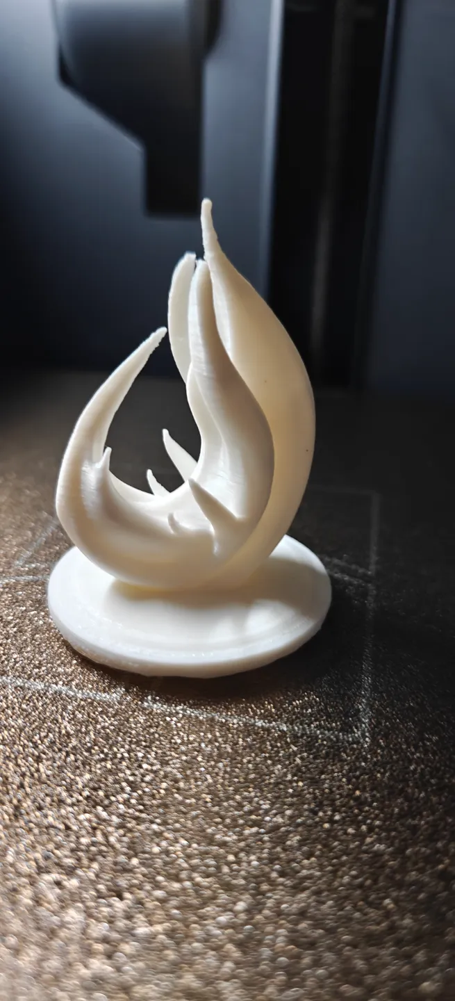 Abstract flame sculpture by Al Berto - MakerWorld