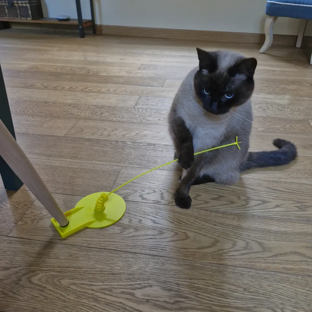 Spring-loaded cat toy by Deto MakerWorld: Download Free 3D Models