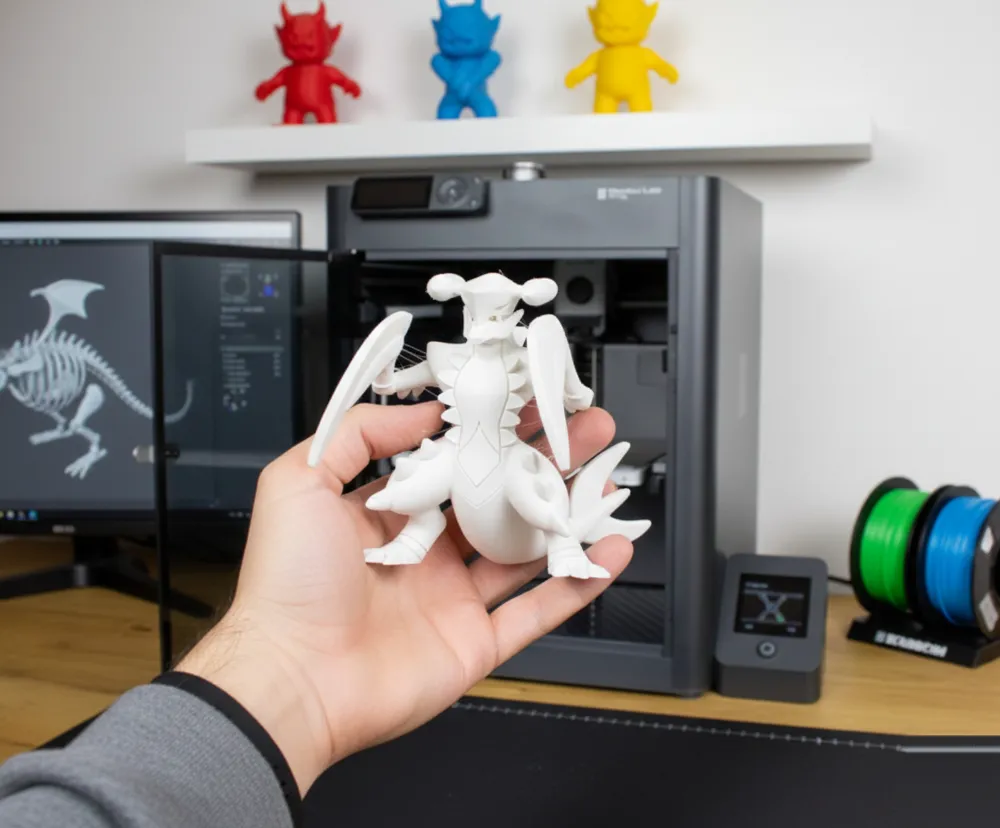 Pocemon Mega Garchomp – Kostenloses 3D-Druckmodell – MakerWorld