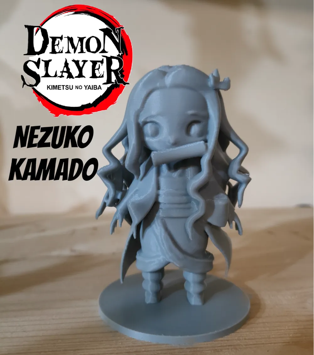 Nezuko Kamado - Mini Chibi Figure - Demon Slayer by DreamCraft 3D ... Nezuko Kamado - Mini Chibi Figure - Demon Slayer by DreamCraft 3D ...