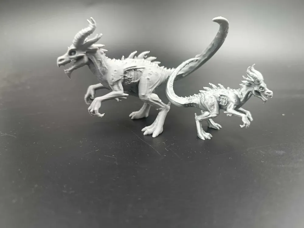 DnD Monster Abyssal Raptor – Demonic Dino Beast by drakeforge3d ...