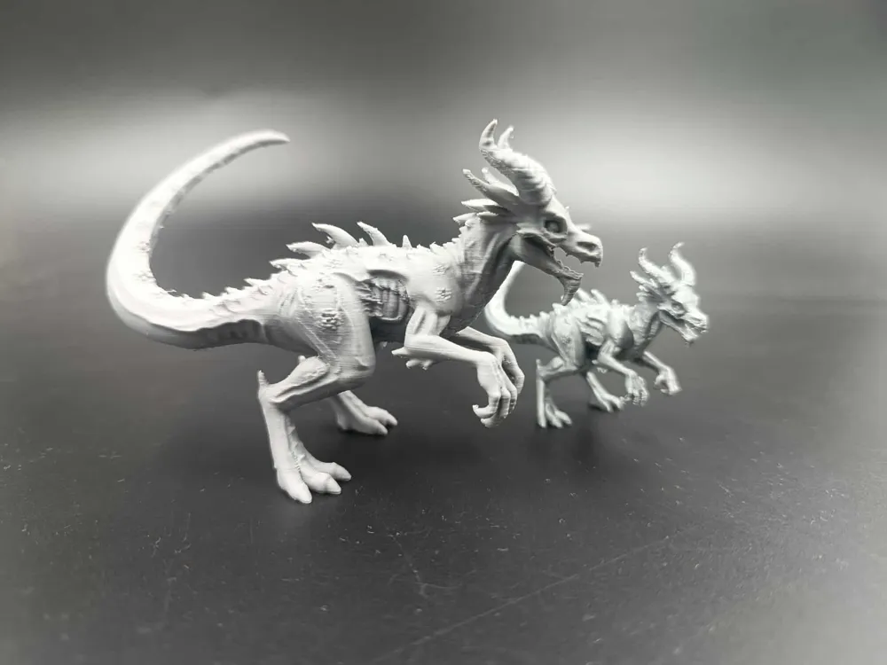 DnD Monster Abyssal Raptor – Demonic Dino Beast by drakeforge3d ...