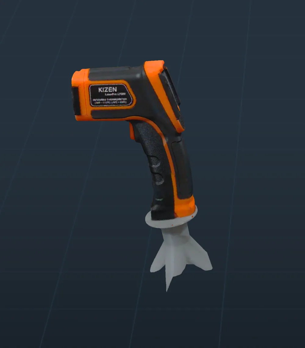 KIZEN Infrared Thermometer Gun Fridge Mount by Jerry Xie - MakerWorld