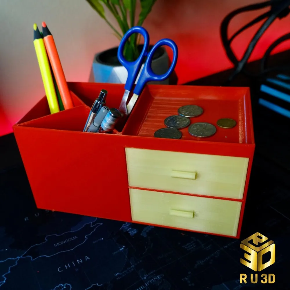 The Ultimate Desk Organiser by RU3D - MakerWorld