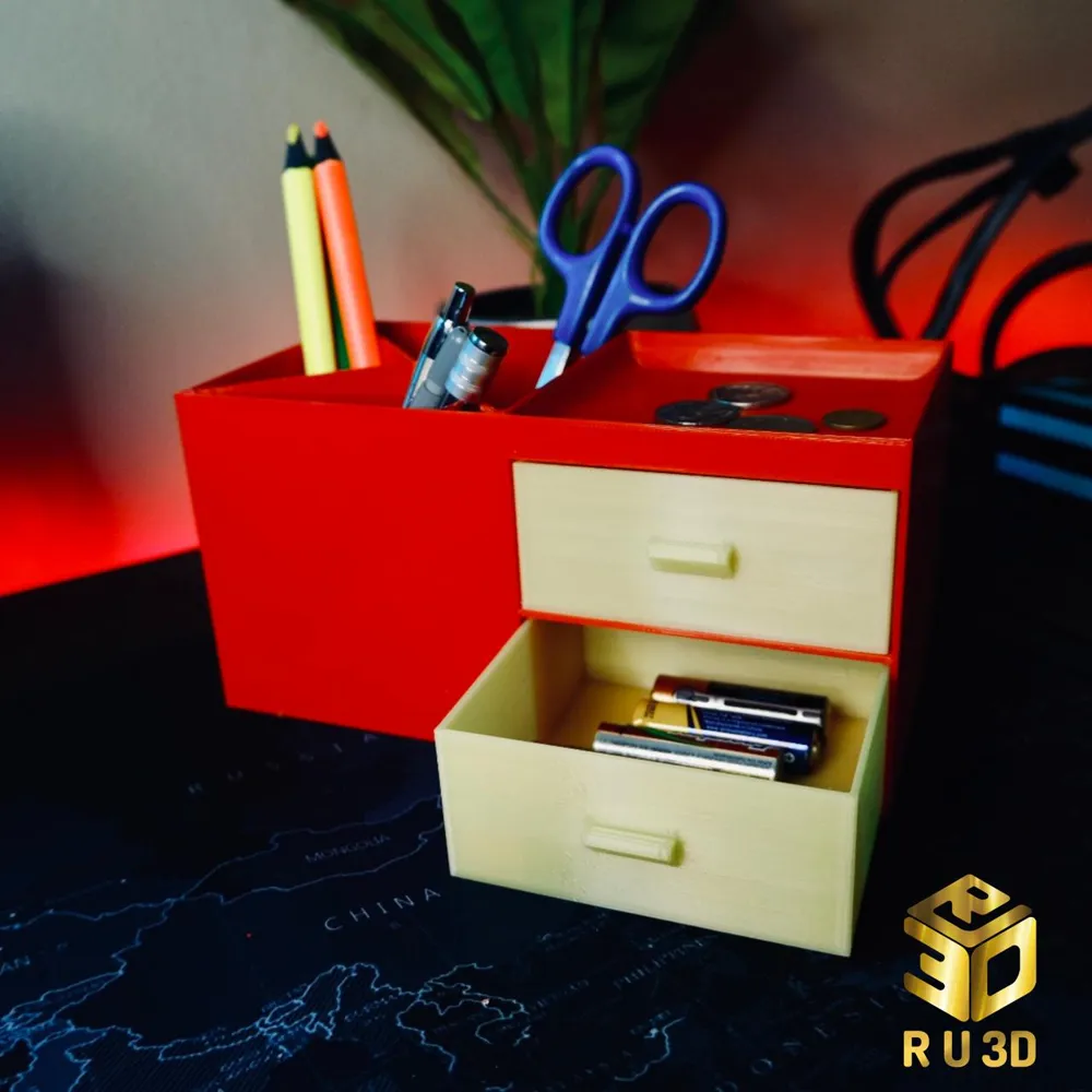 The Ultimate Desk Organiser by RU3D - MakerWorld
