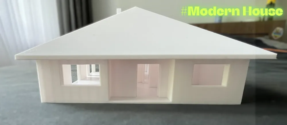 Modern House – A Realistic 3D Printable Home by StusiU MakerWorld ...