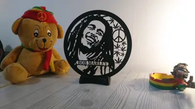 Ring Bob Marley by BewanMakerWorld: Download Free 3D Models