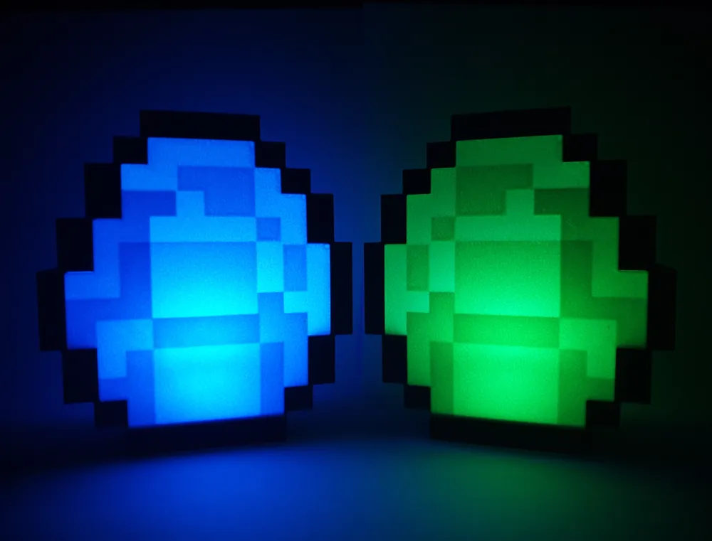 Minecraft Diamond Emerald Gold Lamp - Tealight LED by Pioterzero ...