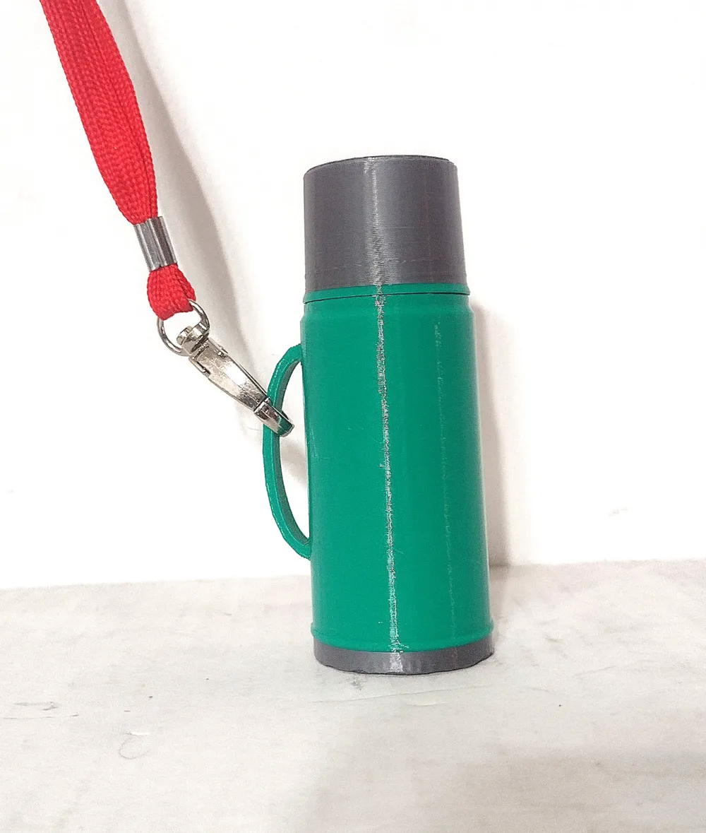 Keychain Thermos with storage by Smiley - MakerWorld