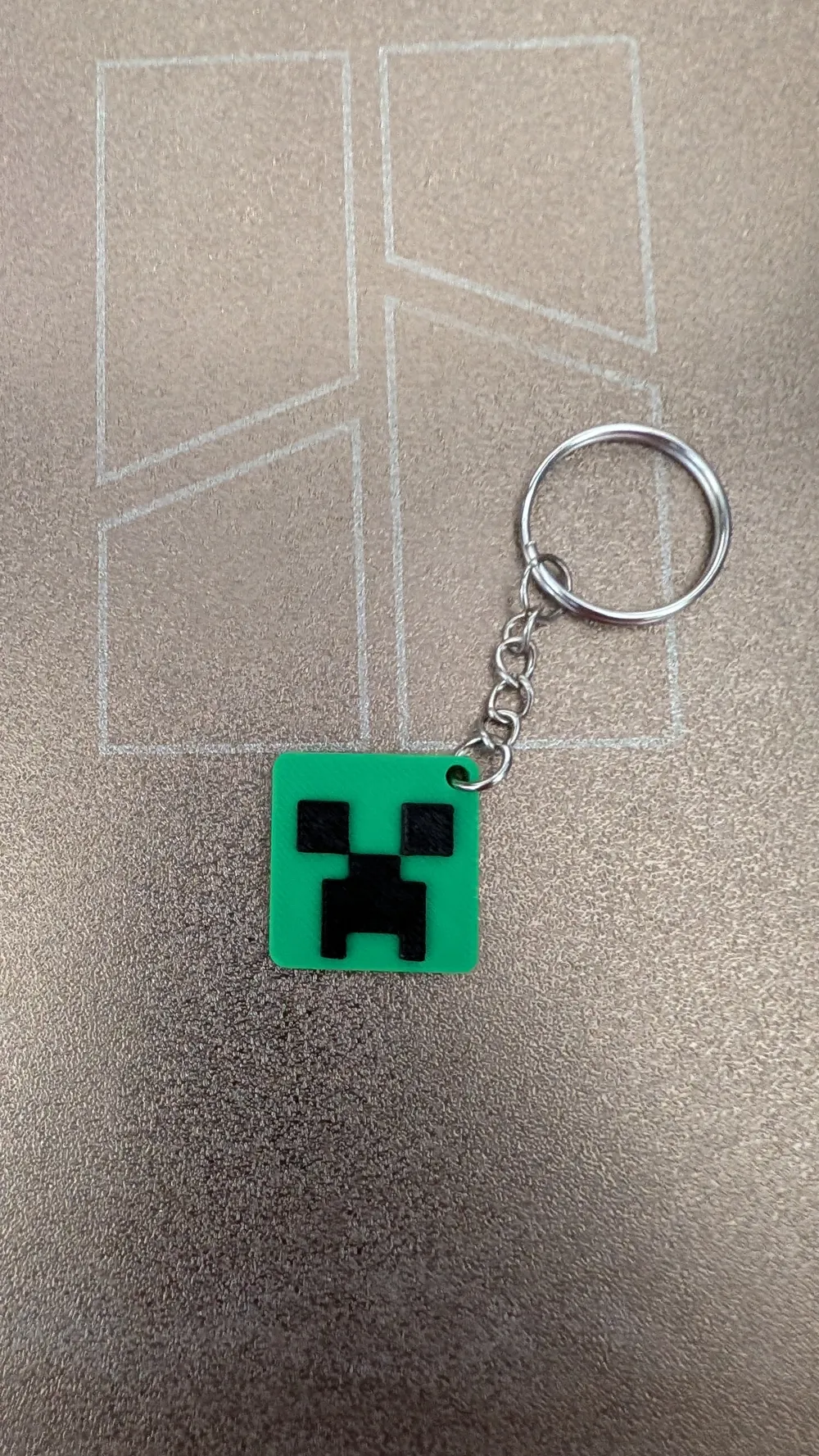 Minecraft Creeper Keychain - Free 3D Print Model - MakerWorld