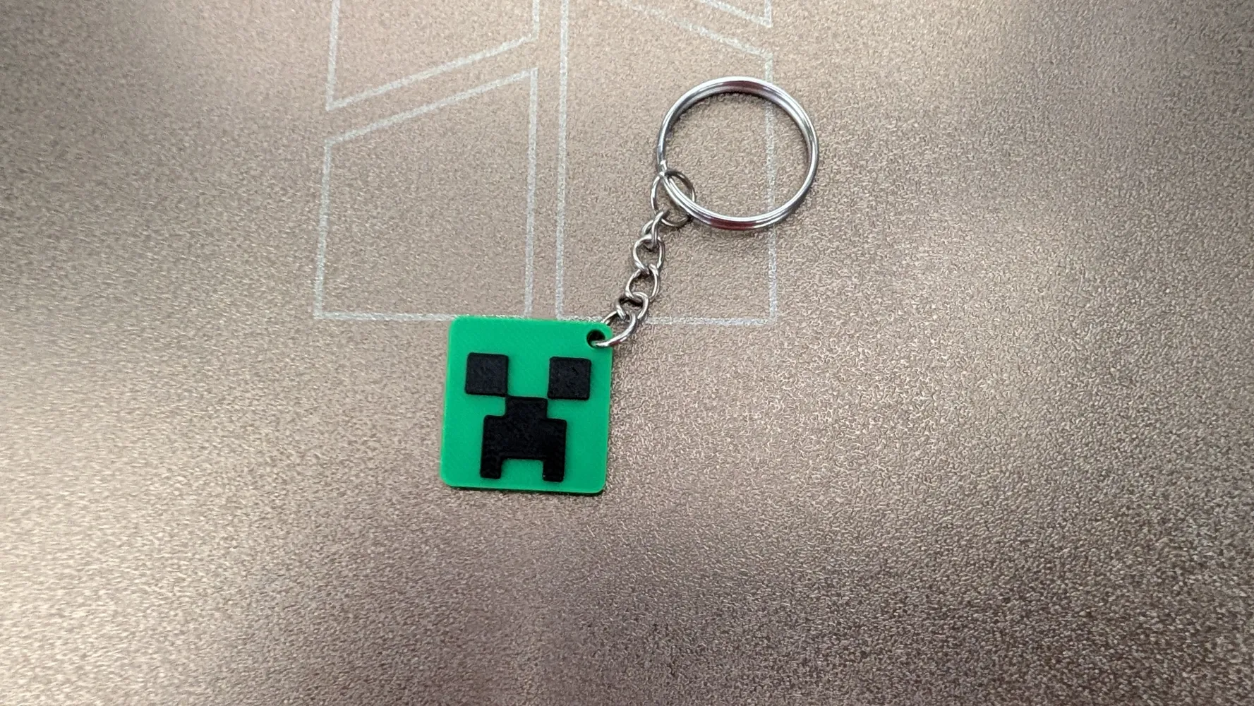 Minecraft Creeper Keychain - Free 3D Print Model - MakerWorld