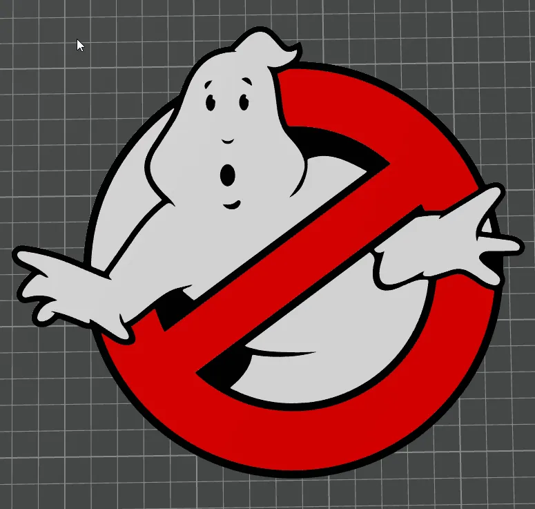 Ghostbusters Logo - AMS READY by Ben_PrintModz - MakerWorld