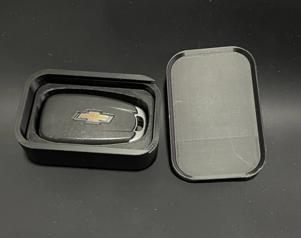 Chevrolet Keyfob Storage Box - Free 3D Print Model - MakerWorld