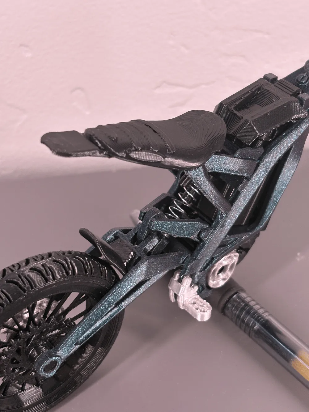 Guts Style Ribbed Seat [For Mini Surron] - Free 3D Print Model - MakerWorld