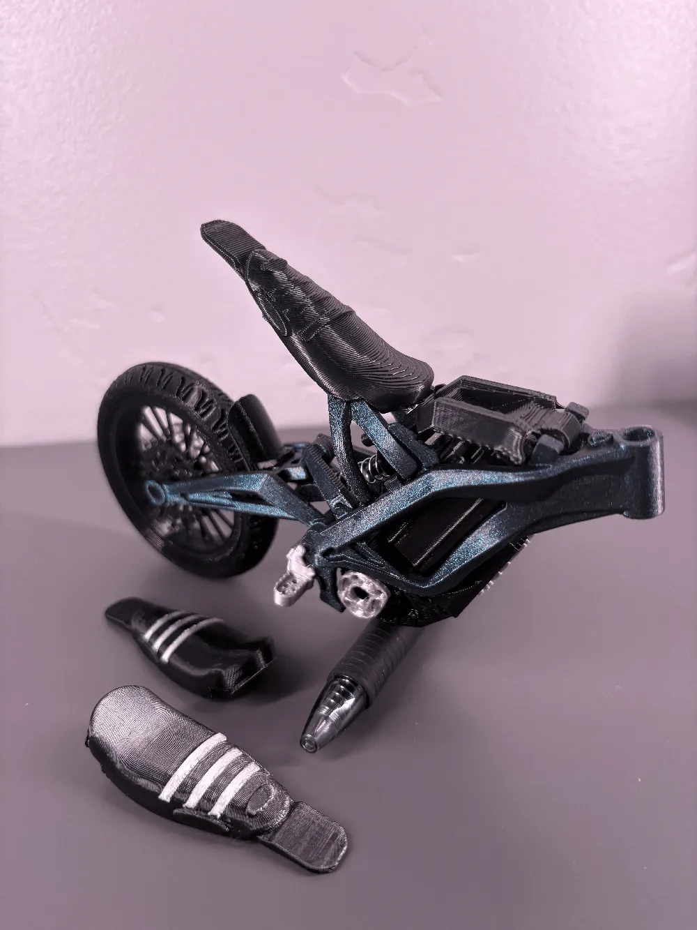 Guts Style Ribbed Seat [For Mini Surron] - Free 3D Print Model - MakerWorld