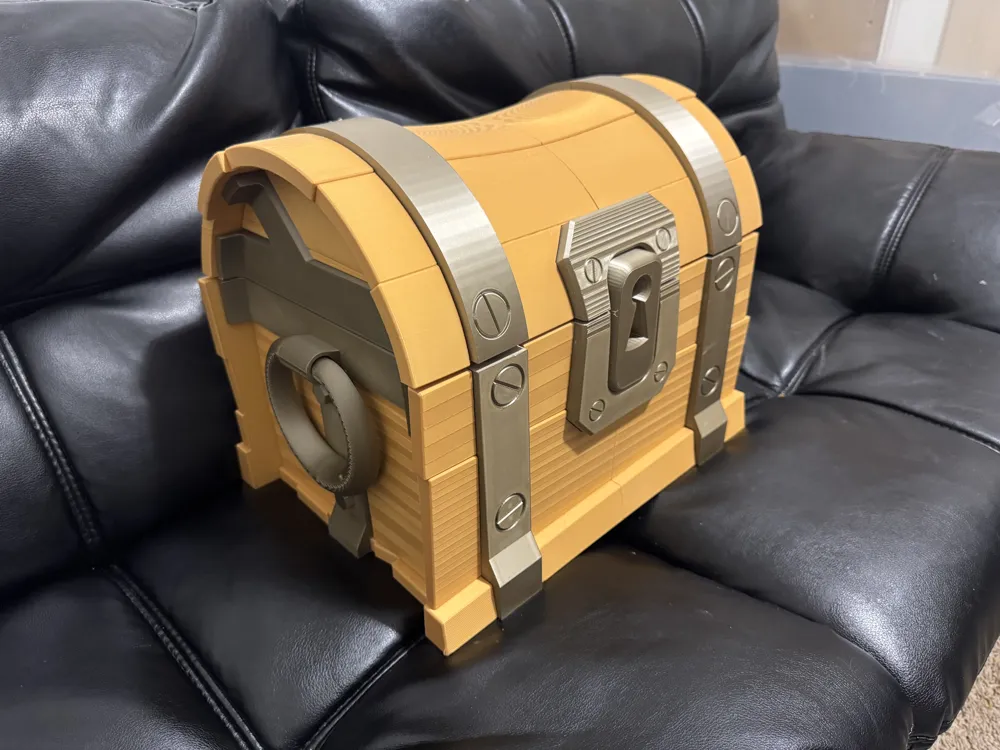 Large Fortnite Chest - Free 3D Print Model - MakerWorld
