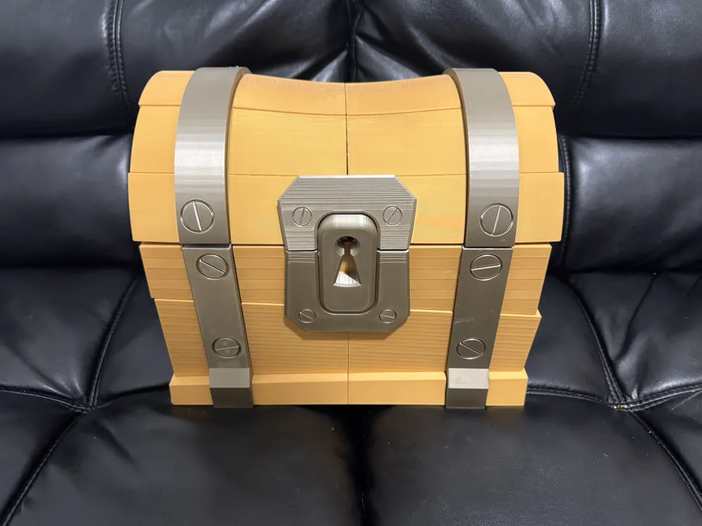 Large Fortnite Chest - Free 3D Print Model - MakerWorld