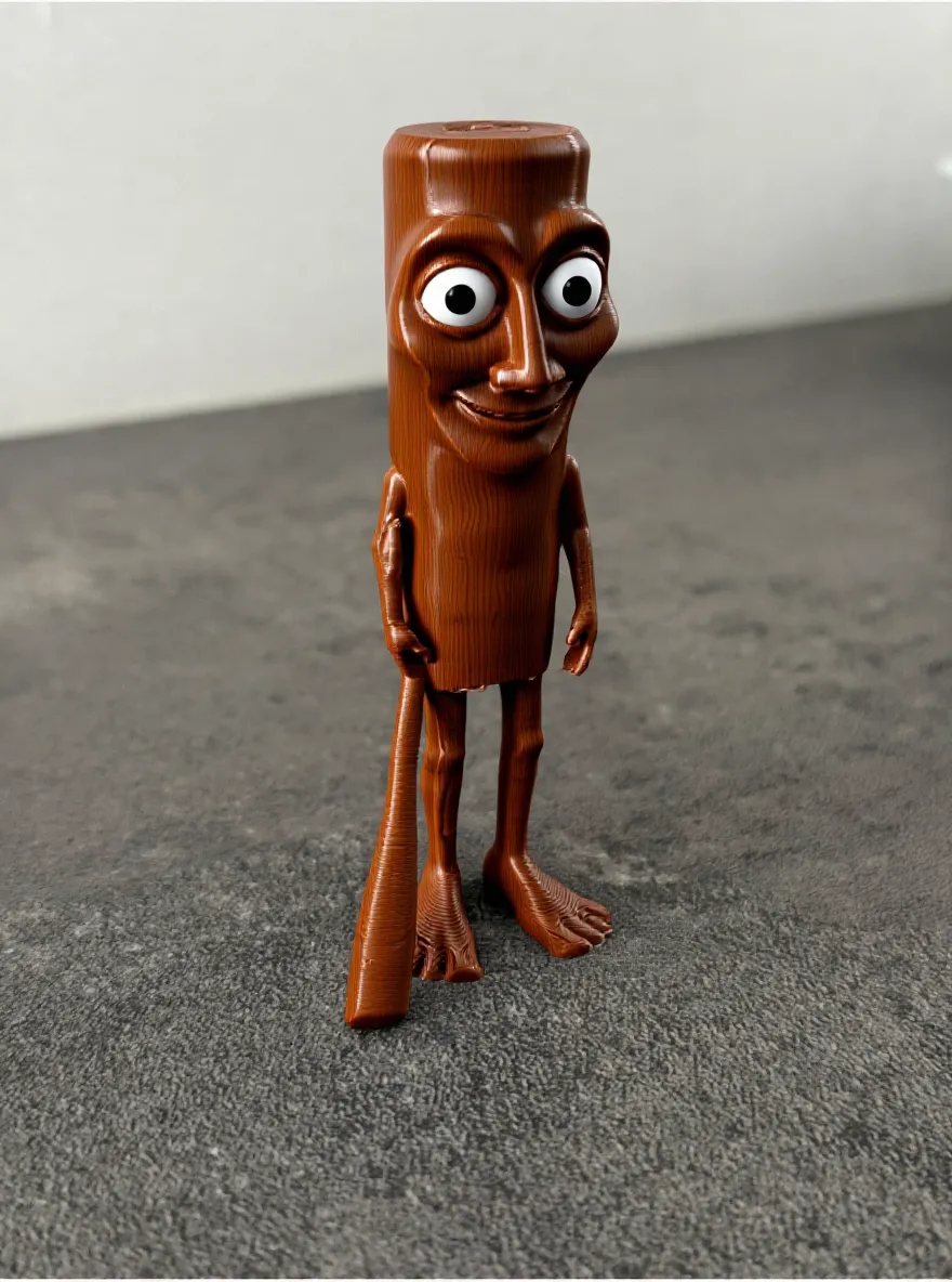 Tung Tung Tung Sahur - Italian Brainrot Meme - Free 3D Print Model ...