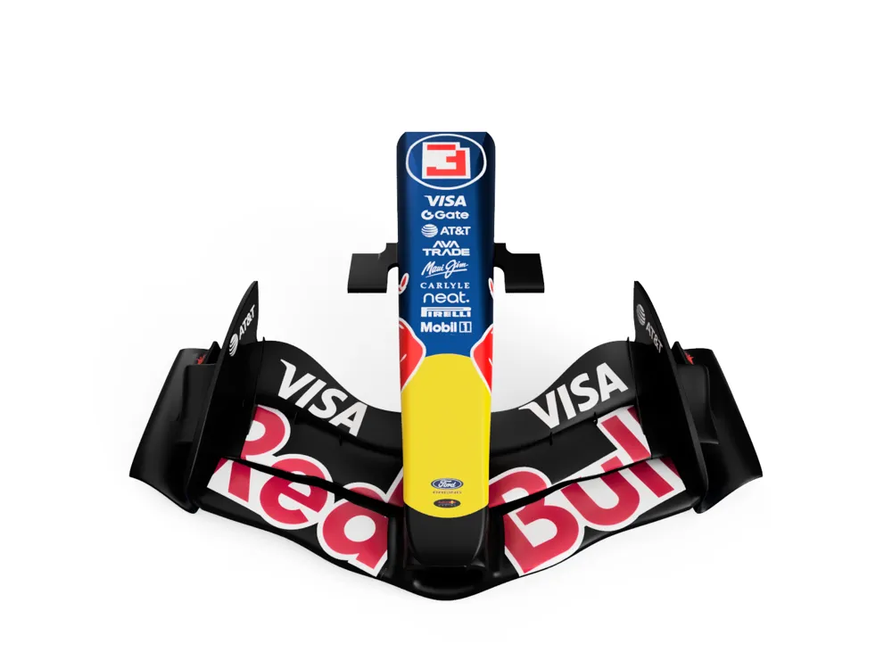 Red Bull RB22 F1 2026 Front Wing 1/8 Scale +decals - Free 3D Print ...