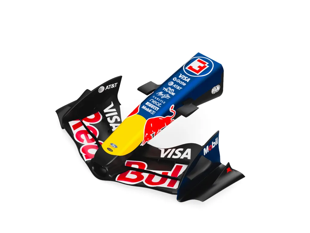 Red Bull RB22 F1 2026 Front Wing 1/8 Scale +decals - Free 3D Print ...