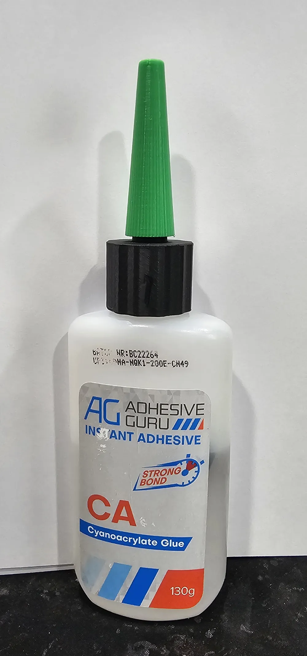 Nozzle & Cap – AG Adhesive Guru 130g Bottles - Free 3D Print Model ...