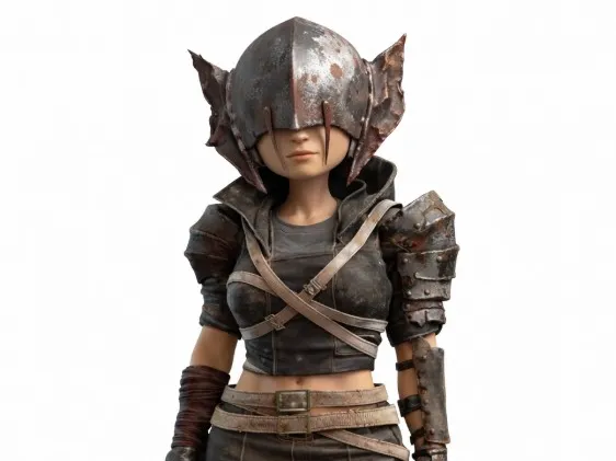 Nisha - Fallout 4 Inspired - Free 3D Print Model - MakerWorld