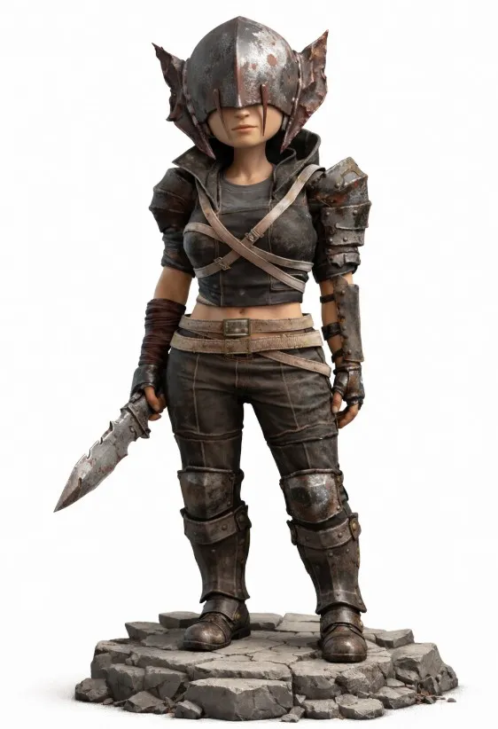 Nisha - Fallout 4 Inspired - Free 3D Print Model - MakerWorld
