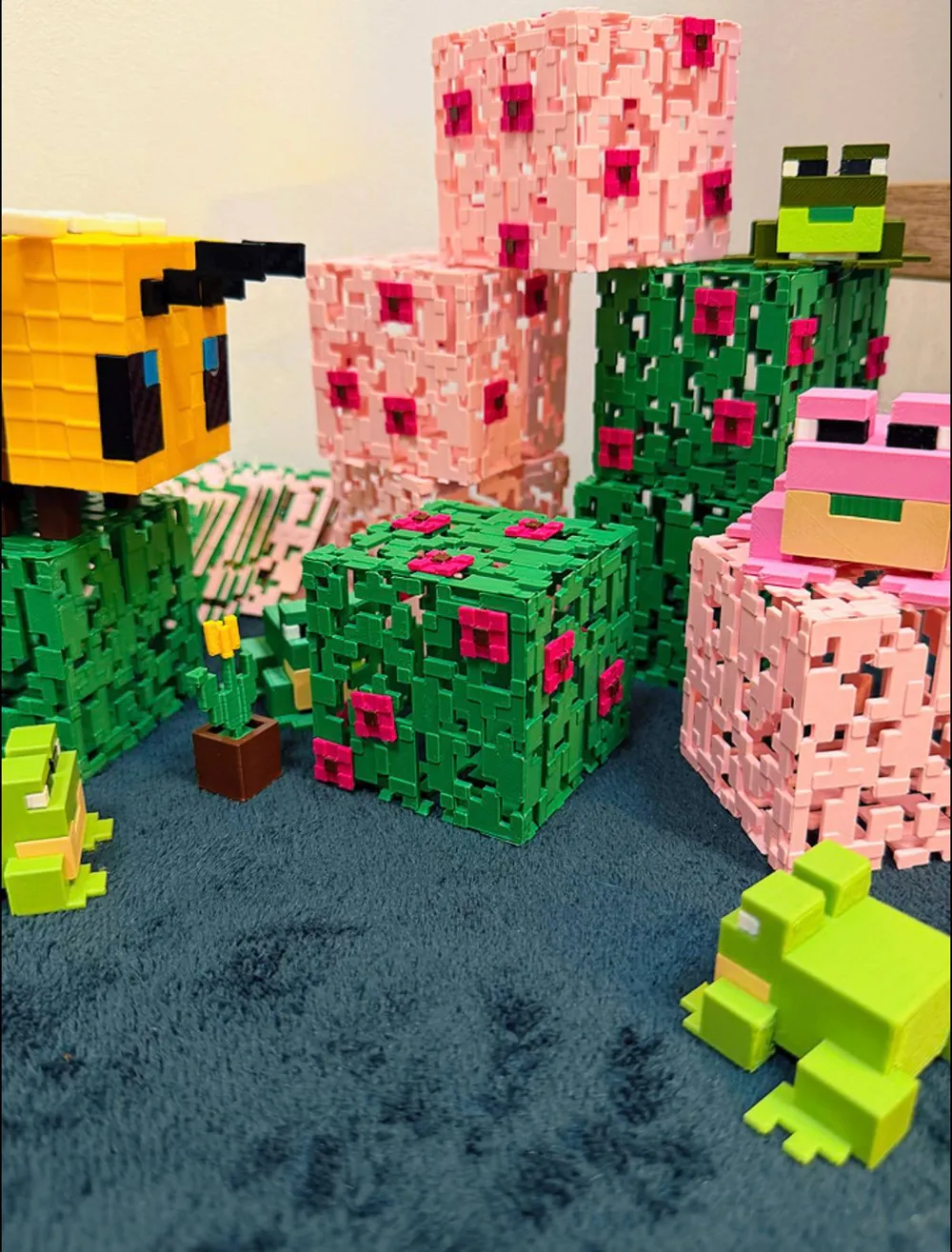 Minecraft Oak Leaves Flowers NO AMS NEED GLUE by PorovozBoris ...