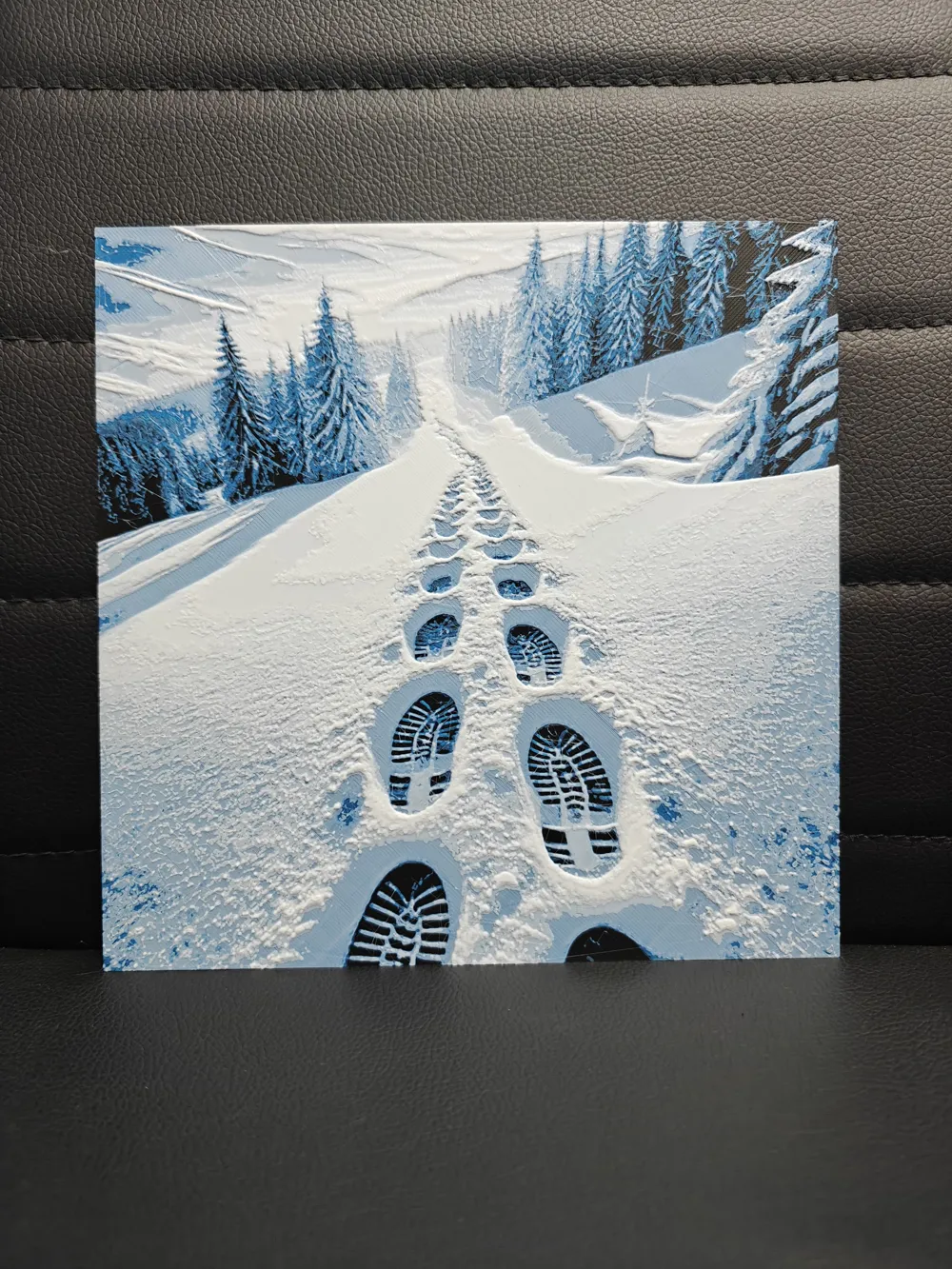 Winter Footsteps - Free 3D Print Model - MakerWorld