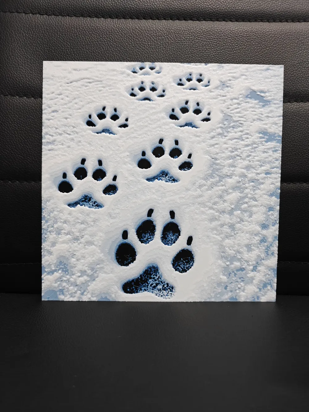 Winter Footsteps - Free 3D Print Model - MakerWorld
