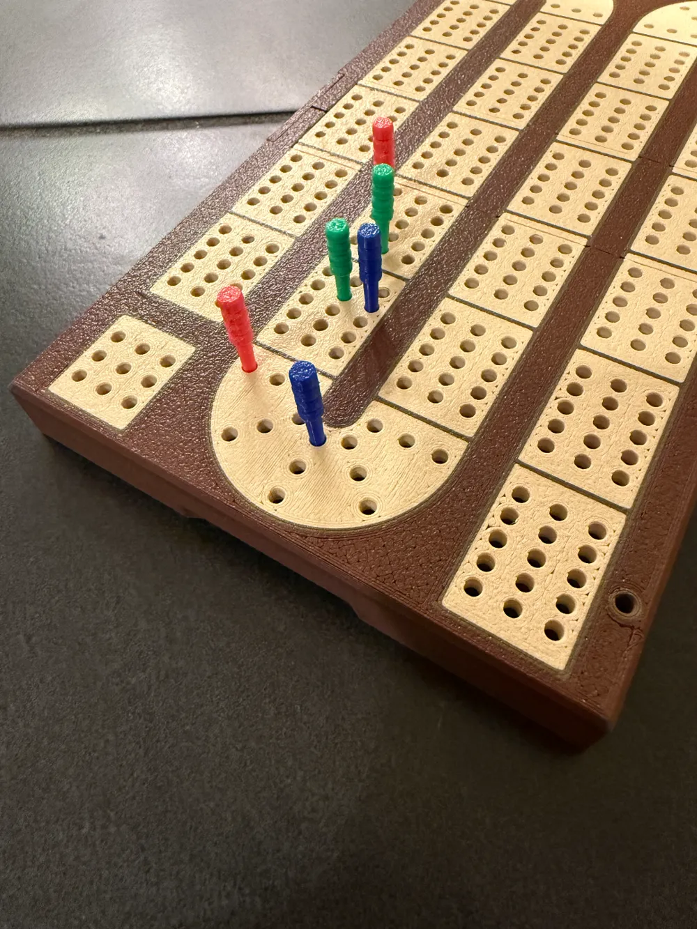 Travel cribbage board with Color by samrjack MakerWorld: Download Free ...