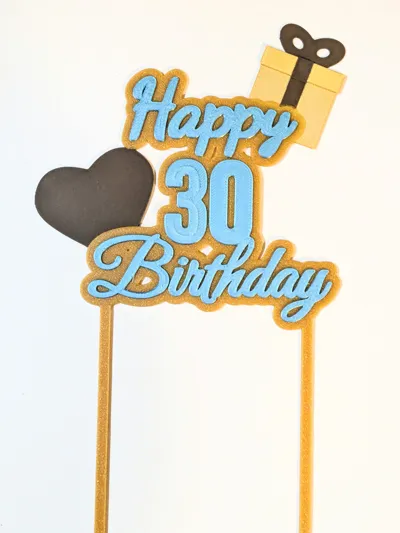 Cake Topper Generator: Now with Symbols! - Free 3D Print Model - MakerWorld