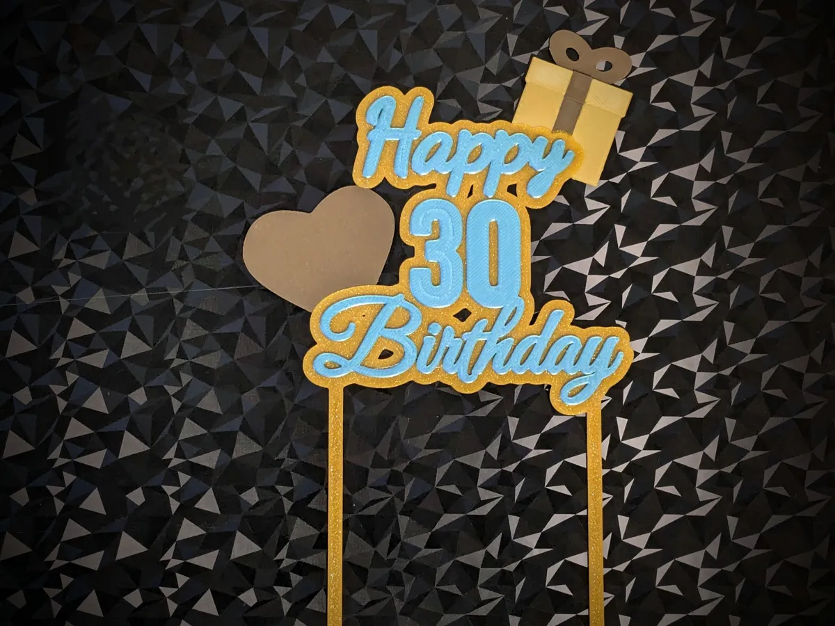 Cake Topper Generator: Now with Symbols! - Free 3D Print Model - MakerWorld