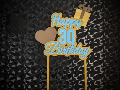 Cake Topper Generator: Now with Symbols! - Free 3D Print Model - MakerWorld