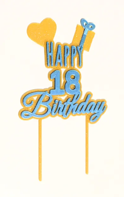 Cake Topper Generator: Now with Symbols! - Free 3D Print Model - MakerWorld