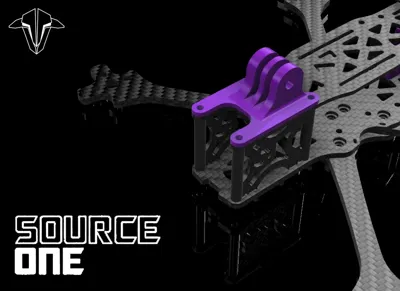 Horny TBS Source One V5 Camera mount Remixed by Once in a Six Side ...