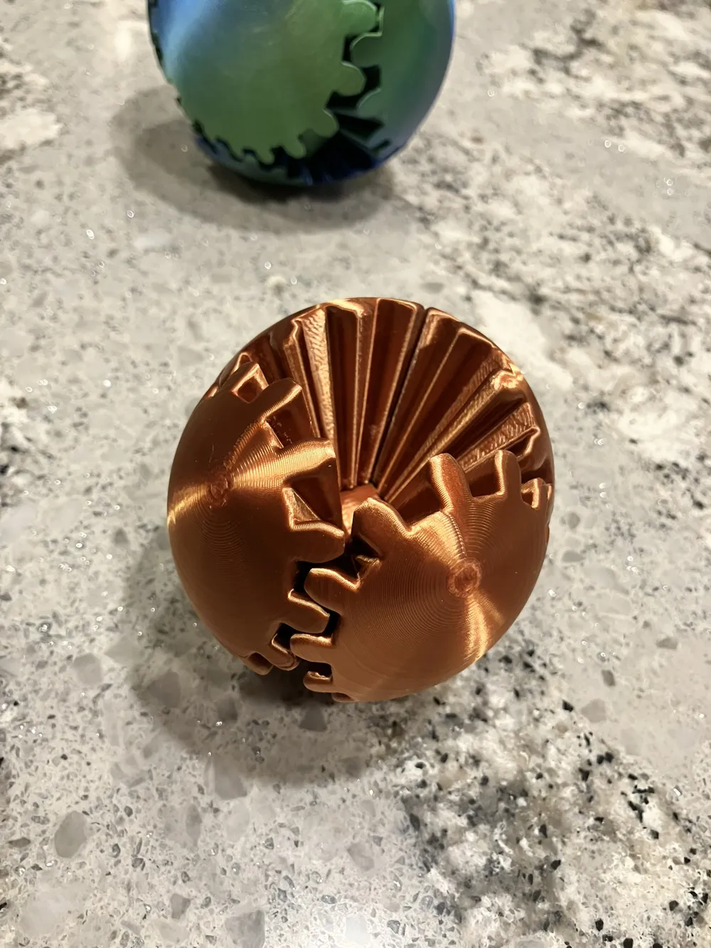 Gear Ball Free Spinning Smooth Edge Great for Kids - Free 3D Print ...